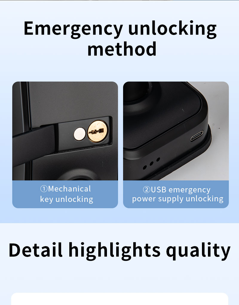 China 710-Smart Fingerprint Handle Lock/ Tuya TTLock Manufacturer and ...