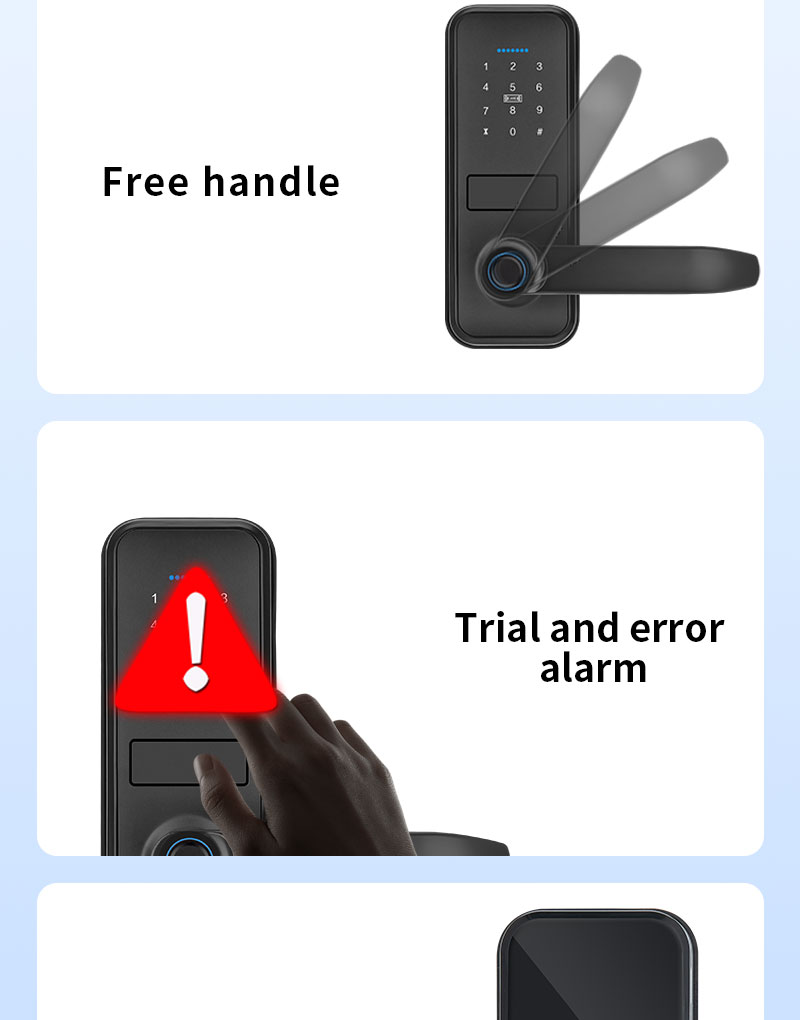 China 710-Smart Fingerprint Handle Lock/ Tuya TTLock Manufacturer and ...